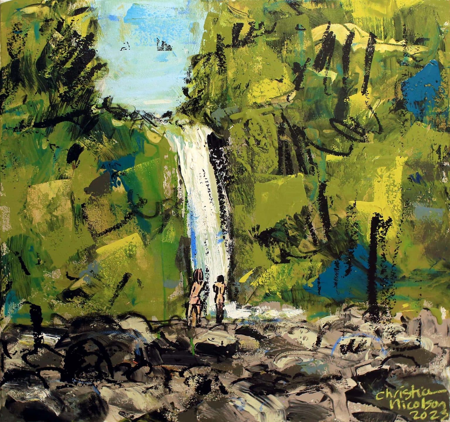 Waterfall - Christian Nicolson Art